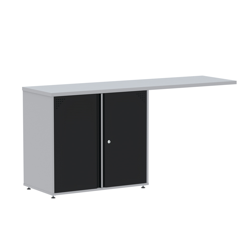 Armário Baixo Com Tampo Extensor e Conexão | Martex Office