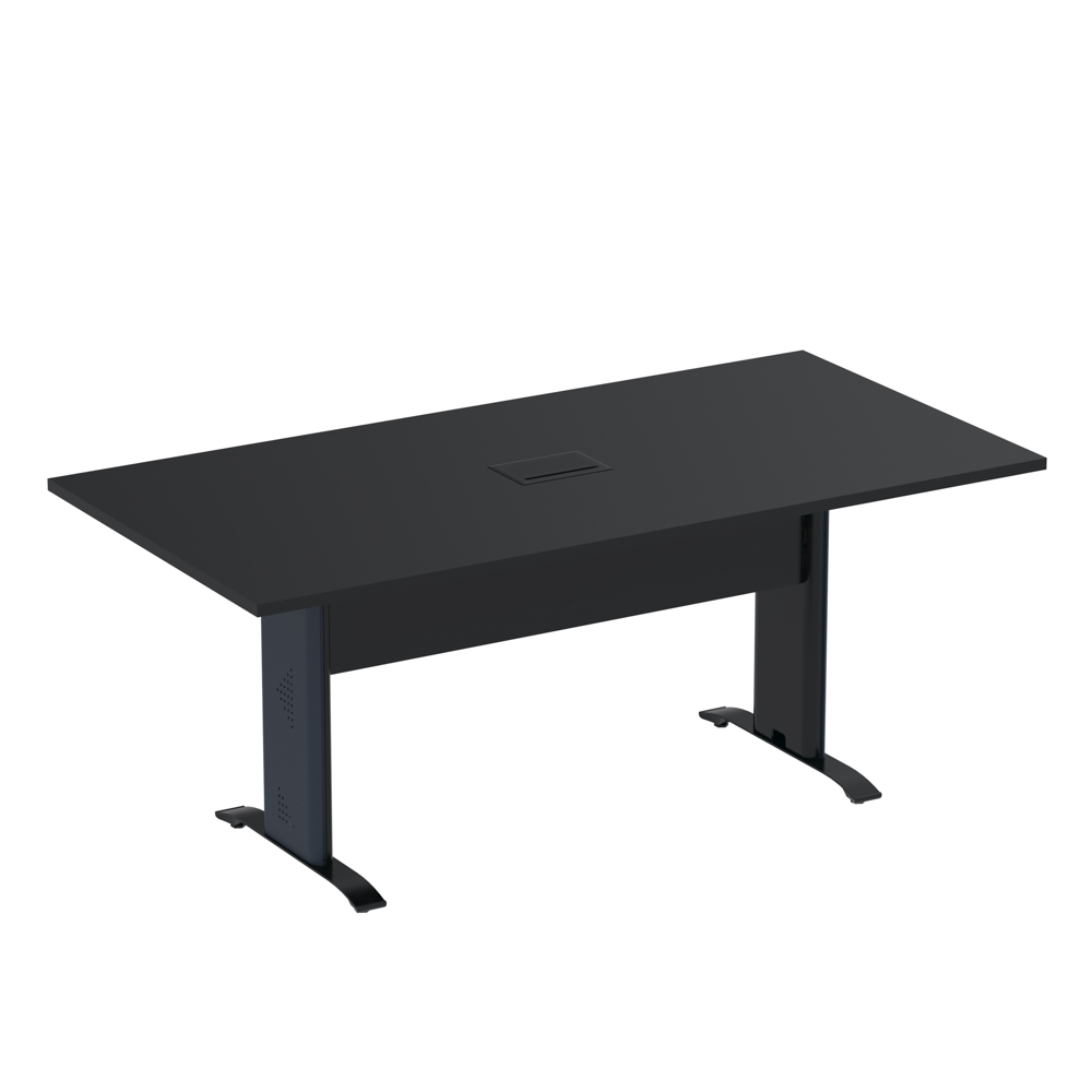 Mesa De Reunião Com Power Box Aretto 1,80 M | Martex Office